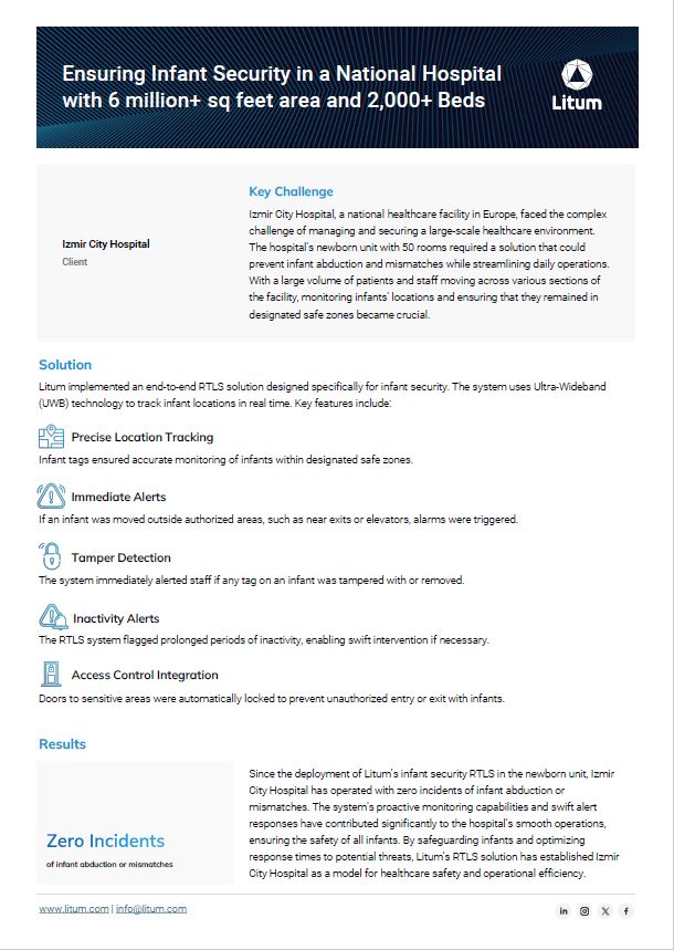 Infant Security, Newborn Protection and Tracking | Litum